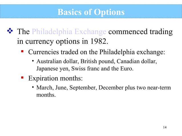 Currency Futures, Options & Swaps | PPT | Stocks and Bonds | Personal ...