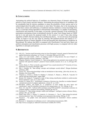 PARTICIPATION ANTICIPATING IN ELECTIONS USING DATA MINING METHODS | PDF