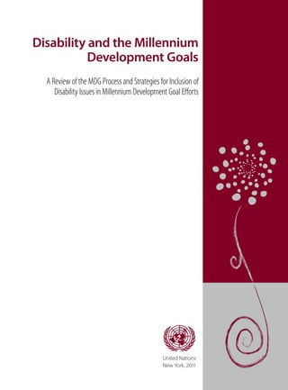 Disability and the millennium development goals | PDF