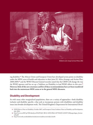 Disability and the millennium development goals | PDF