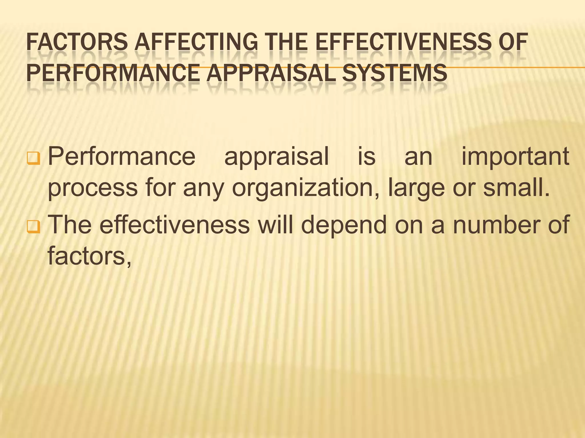 performance appraisal system (MNG 106) | PPTX