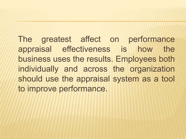 performance appraisal system (MNG 106) | PPTX