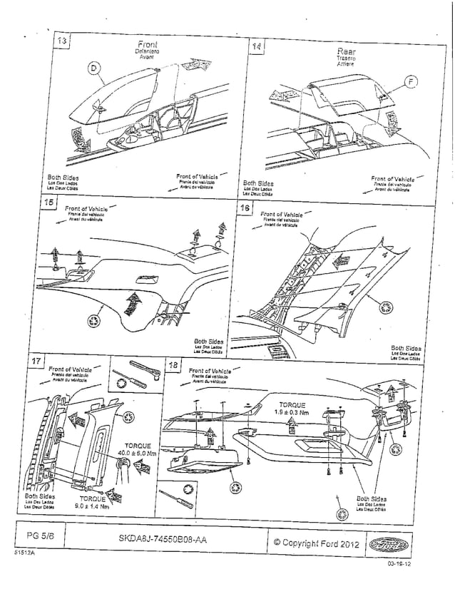FORD FLEX OEM ROOF RACK INSTALLATION PAGE 5 | PDF