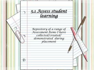 Standard 5.1 Examples for AITSL | PPTX