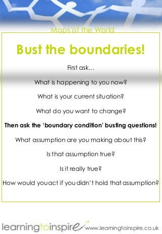 Learning to Inspire - the map is not the territory