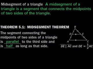 5.1 midsegment theorem and coordinate proof | PPTX