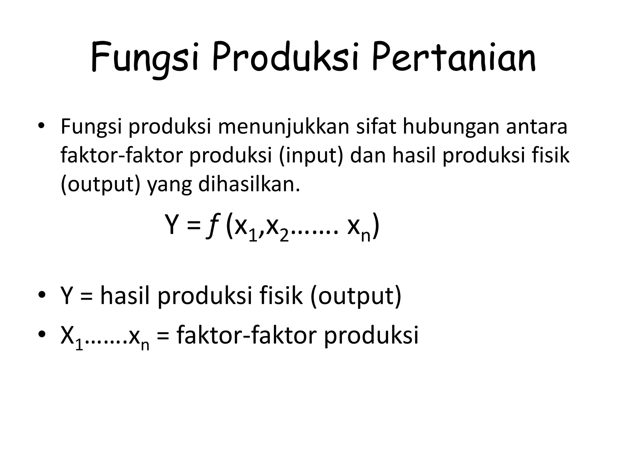 5.prinsip prinsip ekonomi dalam usahatani | PPTX