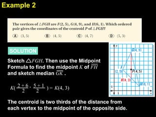 5.4 use medians and altitudes | PPTX