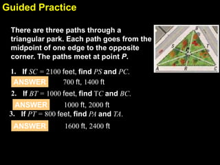 5.4 use medians and altitudes | PPTX