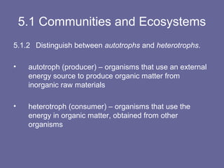 5.1 communities & ecosystems | PPT