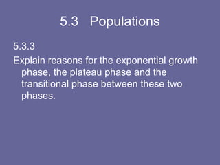 5.3 populations | PPT