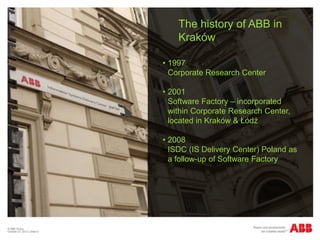 The Web in ABB, how we went Agile and why we love it | PPT
