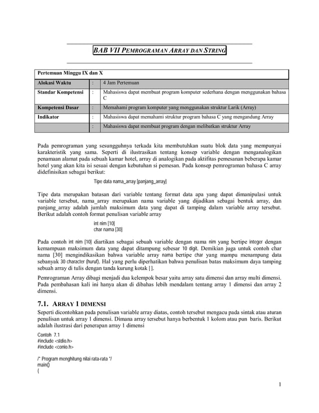 5. pemrograman array dan_string | PDF