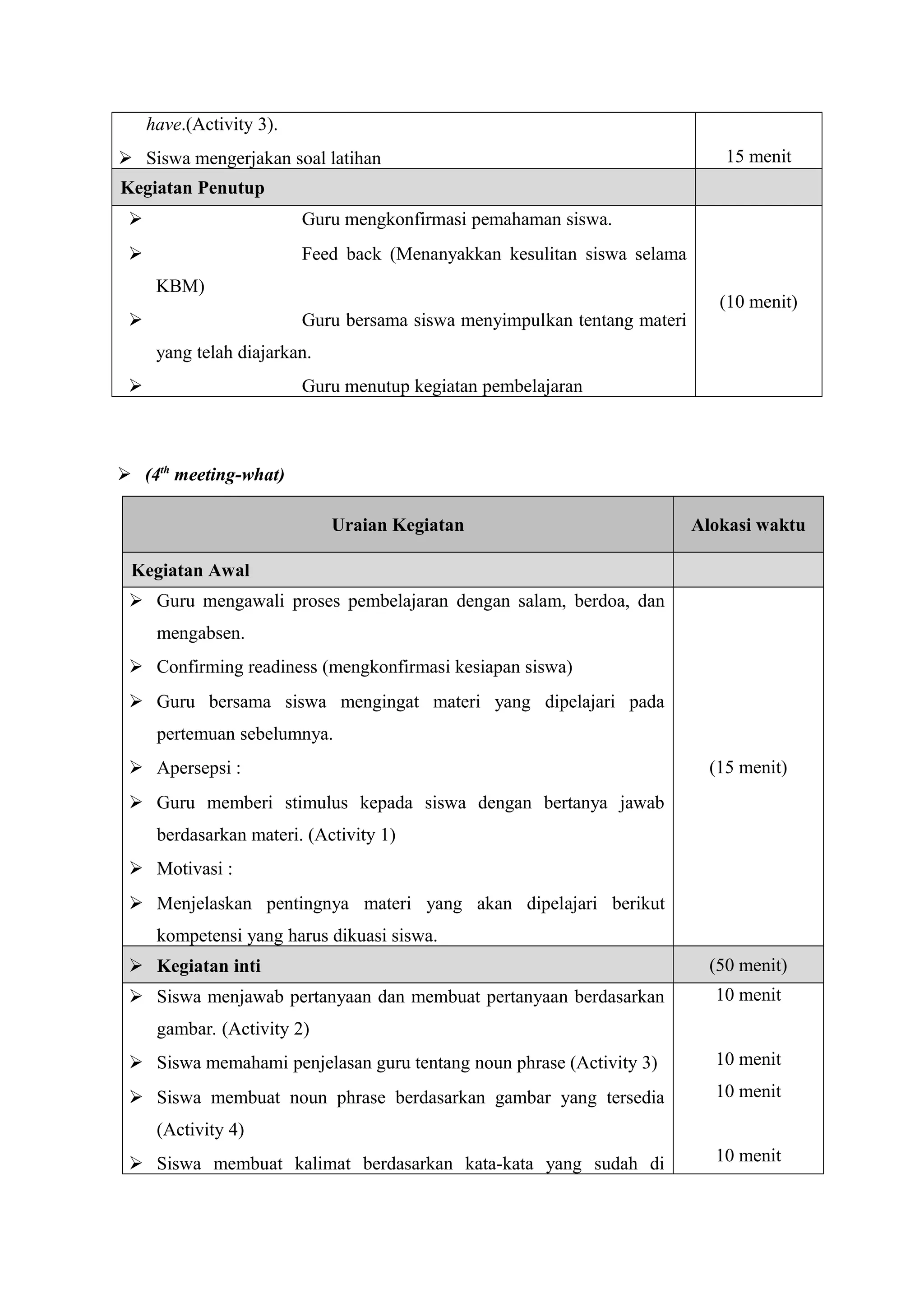 RPP bahasa inggris SMP (asking and giving information-speaking skill ...