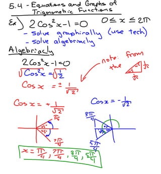 5.4 solving trig equations | PPTX