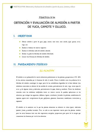 almidon | DOCX