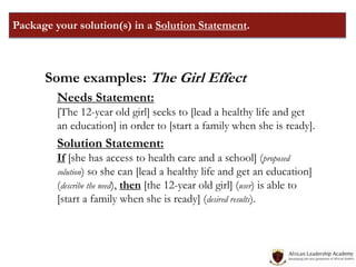 5. solution statements | PPT