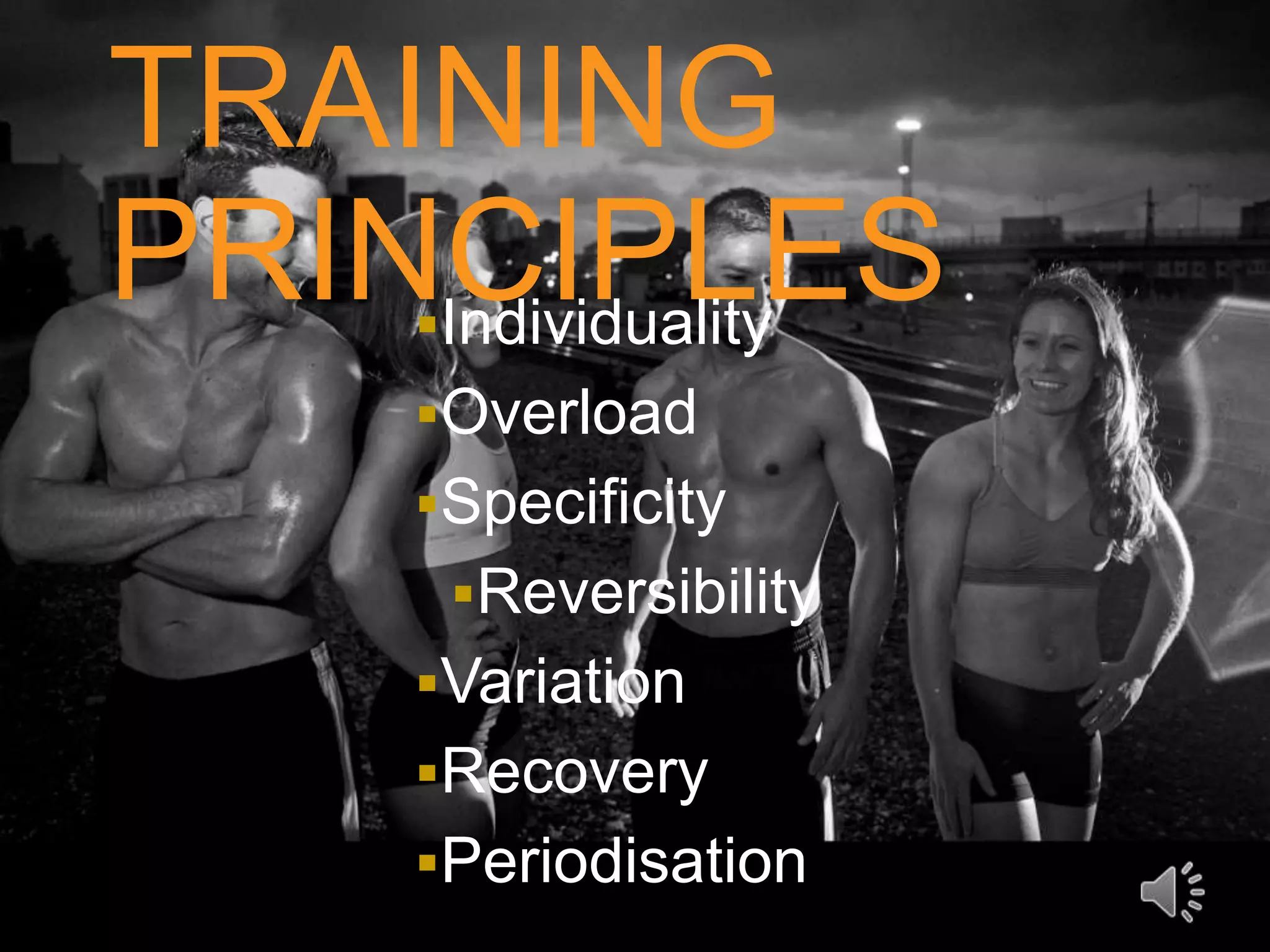 5. principles of training | PPTX