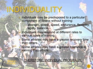 5. principles of training | PPTX