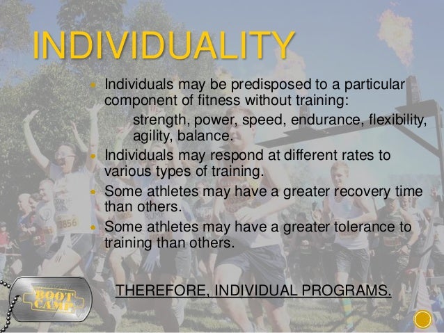 5. principles of training