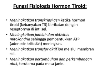 anatomi dan fisiologis tiroid | PPTX