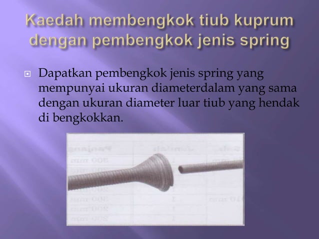 5. membengkok tiub kuprum | PPTX