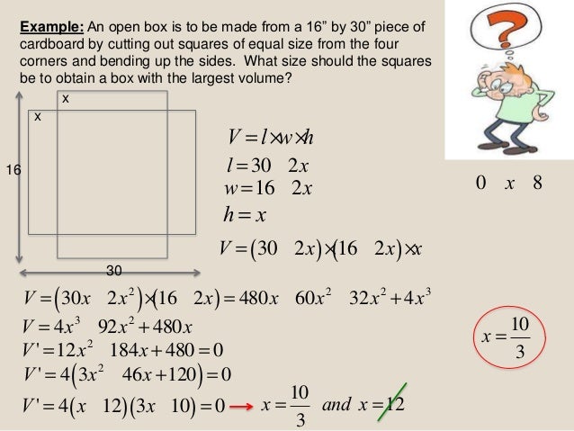 5.4 absolute maxima and minima
