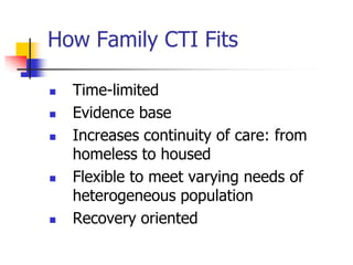 5.13 Critical Time Intervention in Action: Serving Homeless Families ...