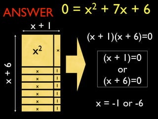Solving Trinomial Equations | PPT