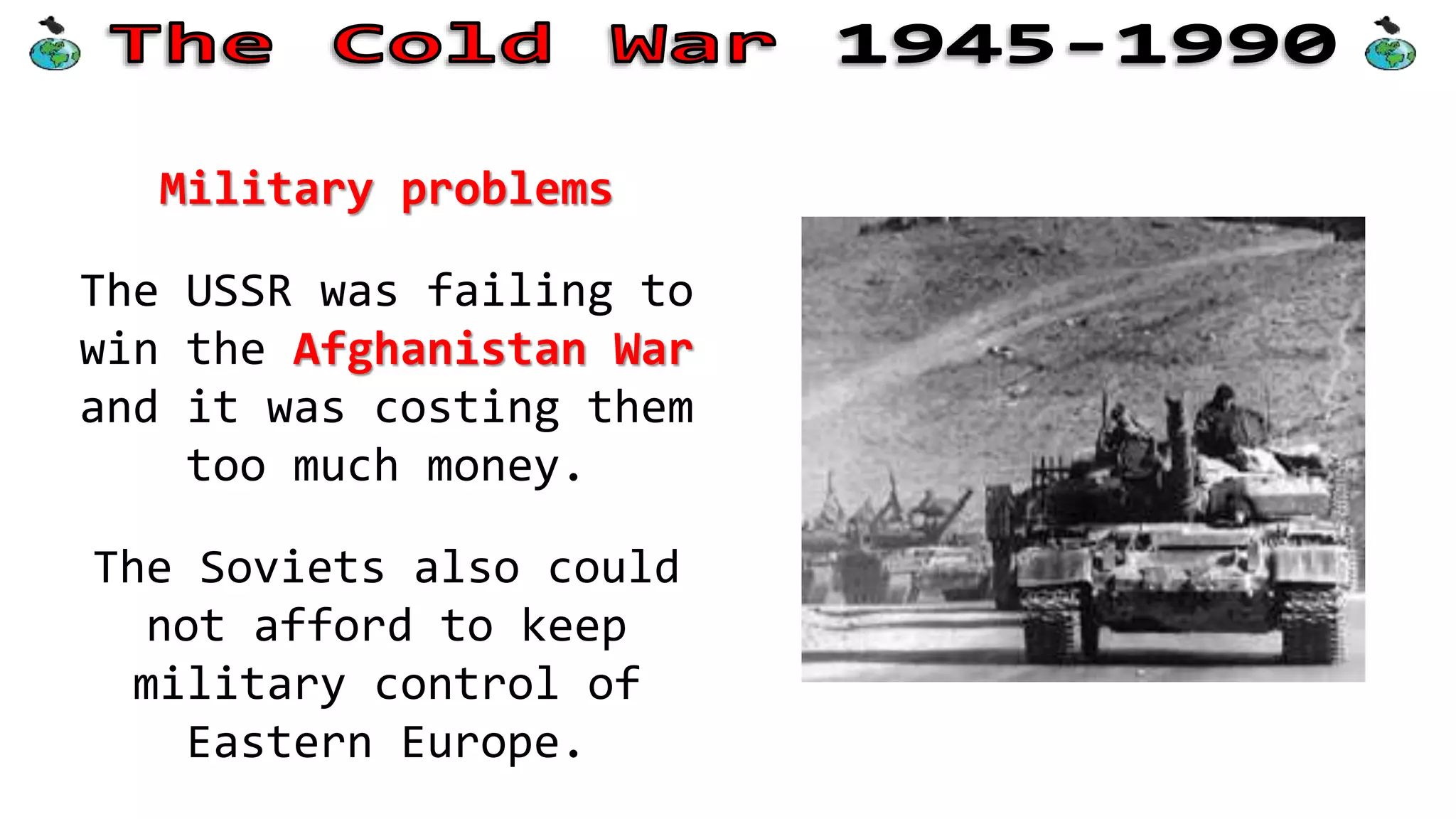 Changing Cold War Relations - why did change happen | PPT