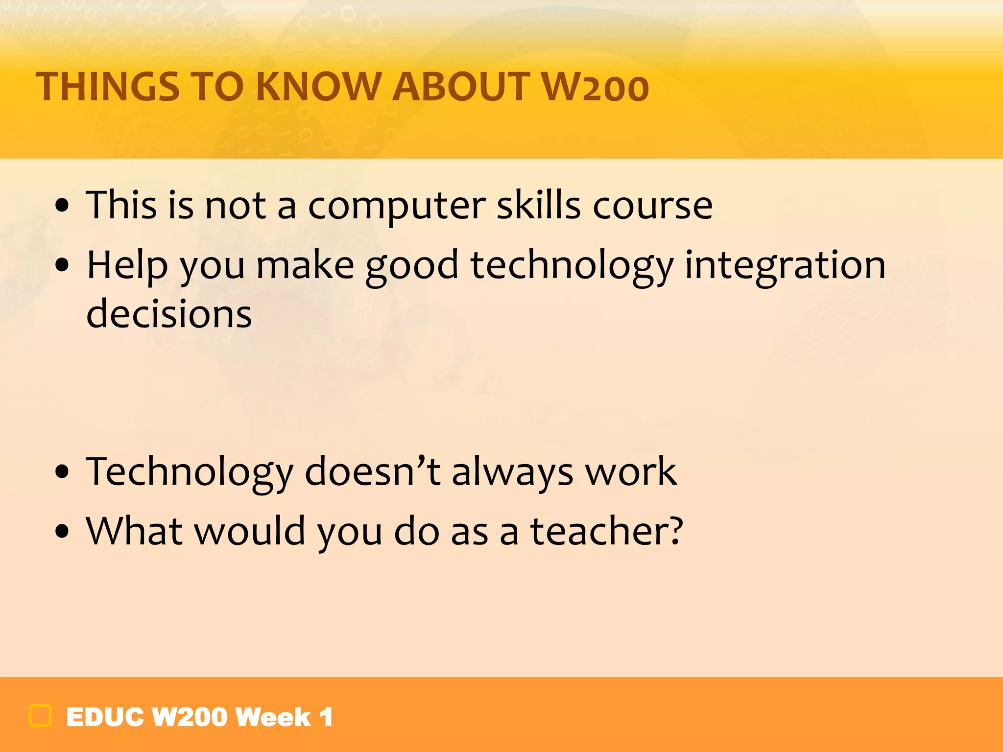 5. course overview and purpose week 1 | PPT