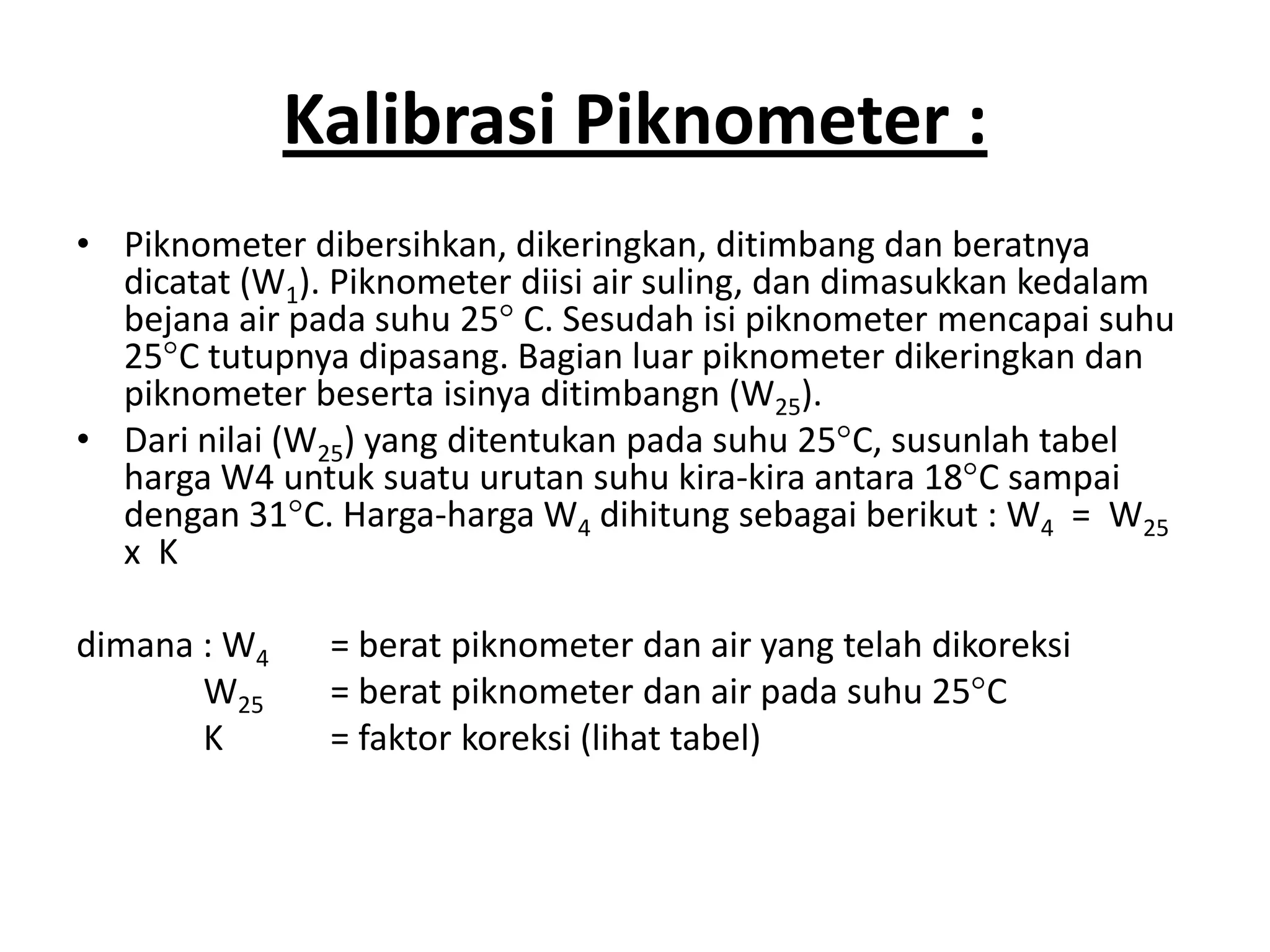 Laboratorium Uji Tanah - Berat Jenis Tanah | PPTX