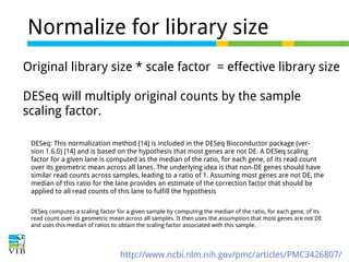 RNA-seq for DE analysis: detecting differential expression - part 5 | PDF