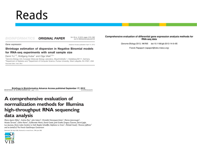 RNA-seq for DE analysis: detecting differential expression - part 5 | PDF