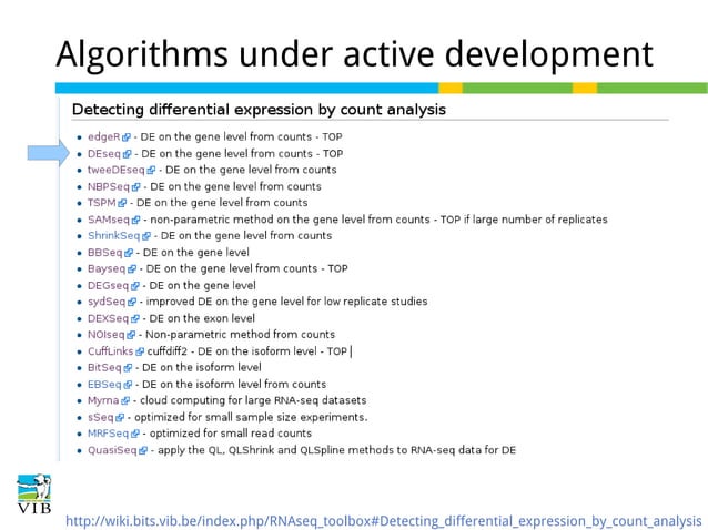 Rna Seq For De Analysis Detecting Differential Expression Part 5 Pdf
