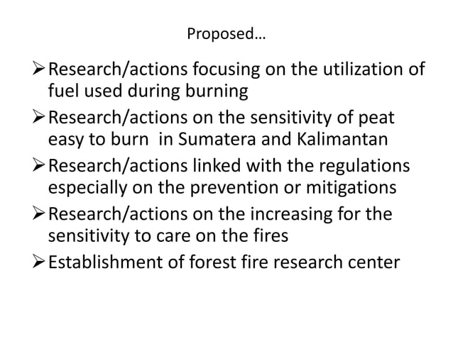 Proposed policy measures for fire prevention and mitigation | PPTX