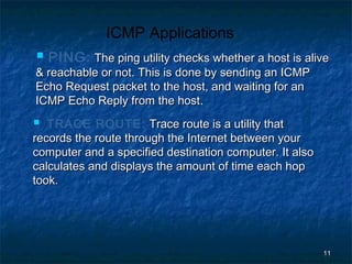 5. icmp | PPT | Computer Networking | Computing