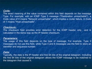 5. icmp | PPT | Computer Networking | Computing