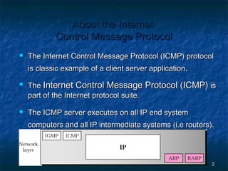 5. icmp | PPT | Computer Networking | Computing