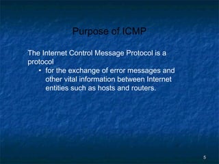 5. icmp | PPT | Computer Networking | Computing