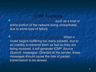 5. icmp | PPT | Computer Networking | Computing
