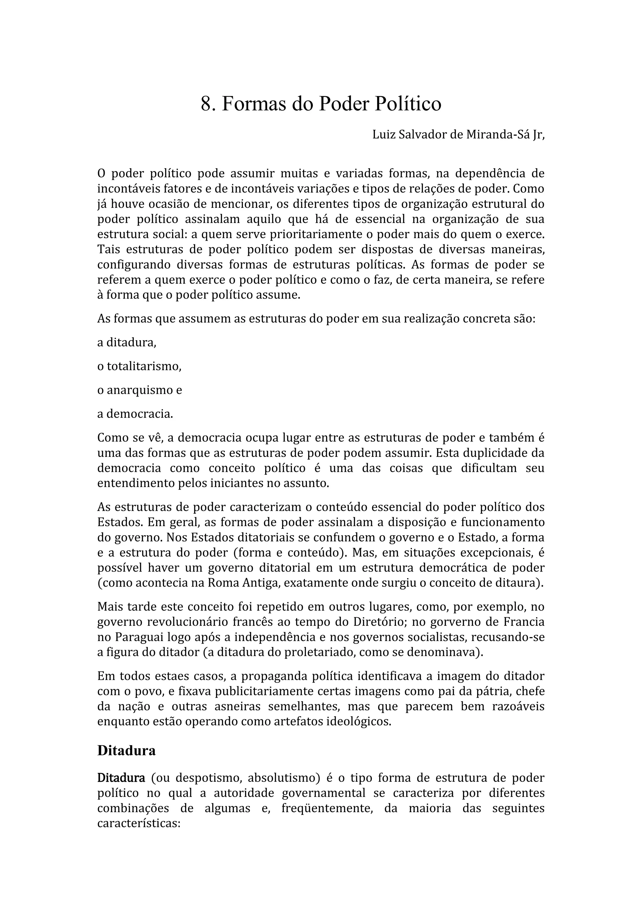 5.. formas do poder político | PDF