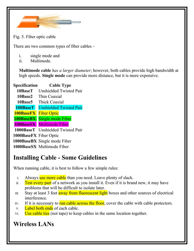 5. what is network cabling | DOC