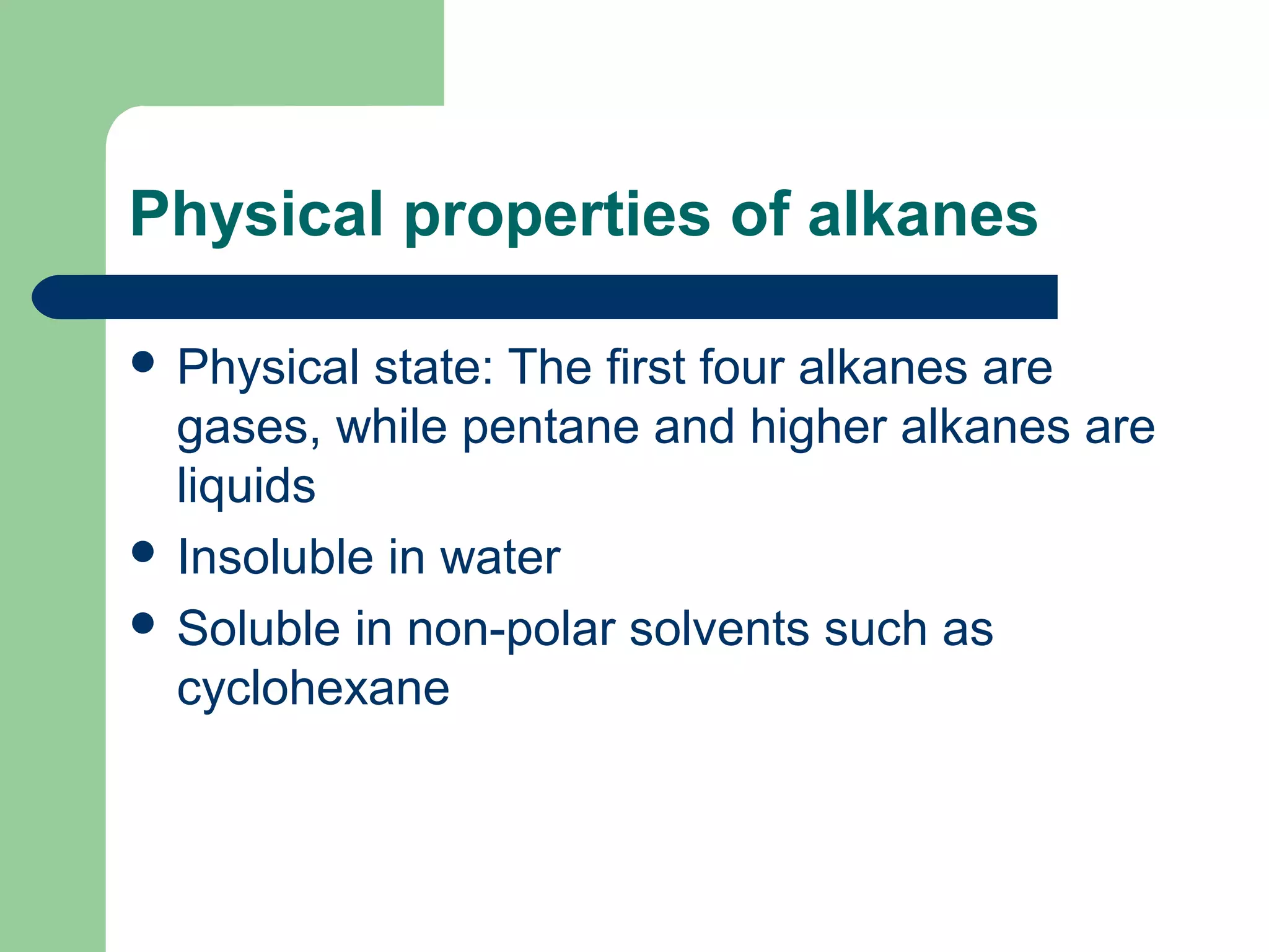 5.2 structure of aliphatic hydrocarbons | PPT