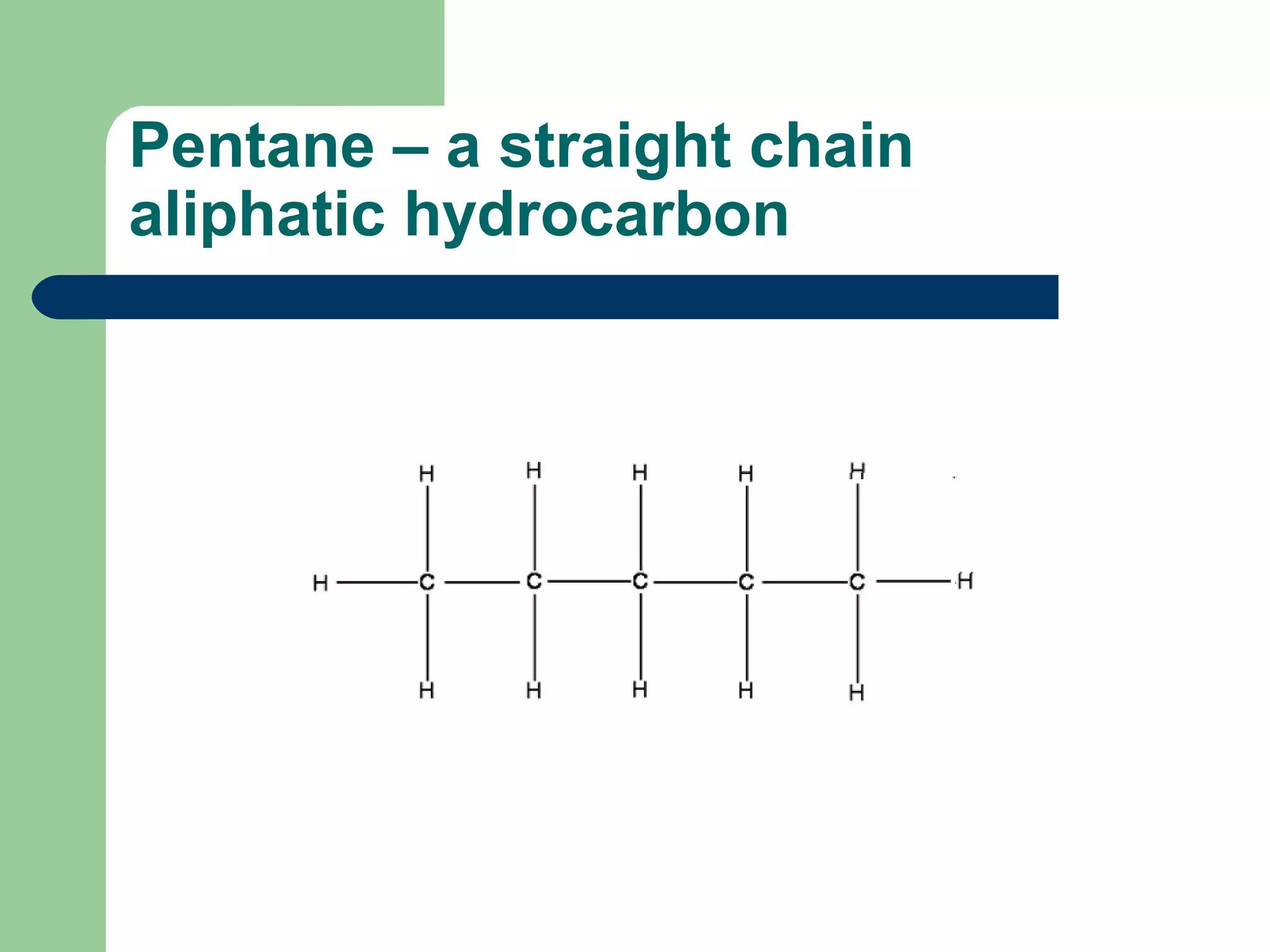 5.2 structure of aliphatic hydrocarbons | PPT