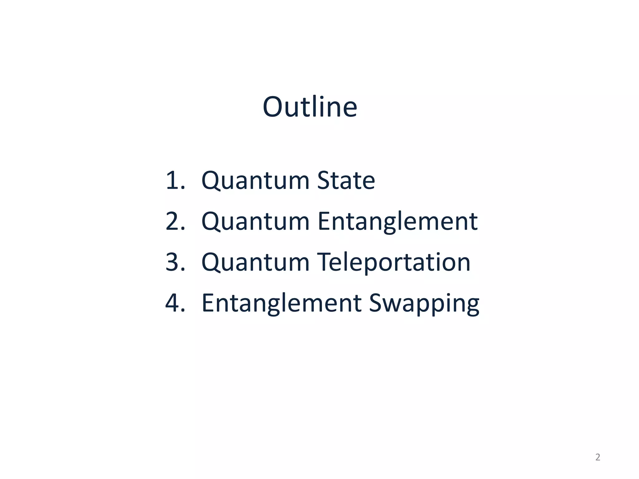 Entanglement Swapping | PPTX