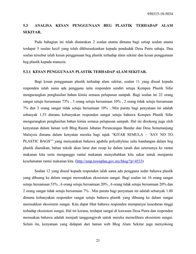 Contoh Dapatan Kajian PBS PA | DOCX