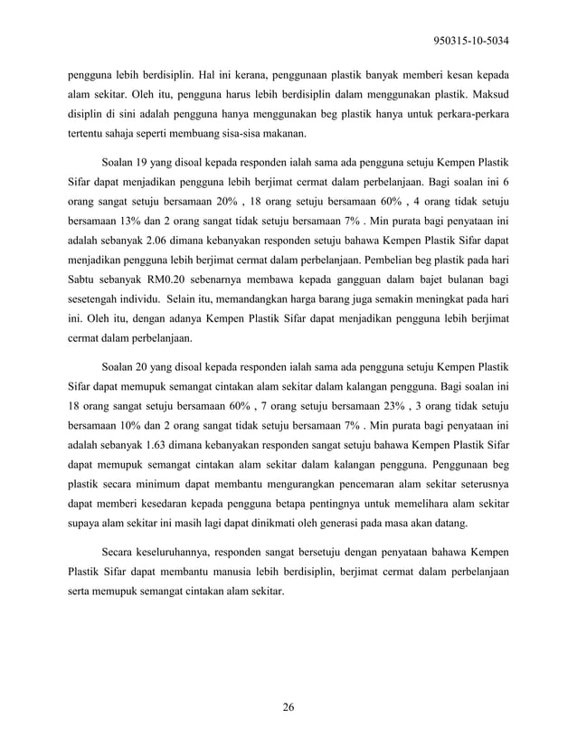 Contoh Dapatan Kajian PBS PA | DOCX