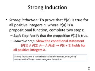 5.2 Strong Induction | PPT