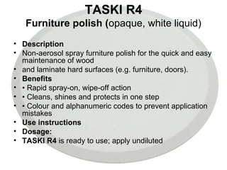 taski product cleaning agent | PPT